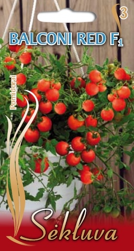 Tomāti Balconi Red F1 sēklas 0,1gr Sēkluva sēklas, Tomātu sēklas ...