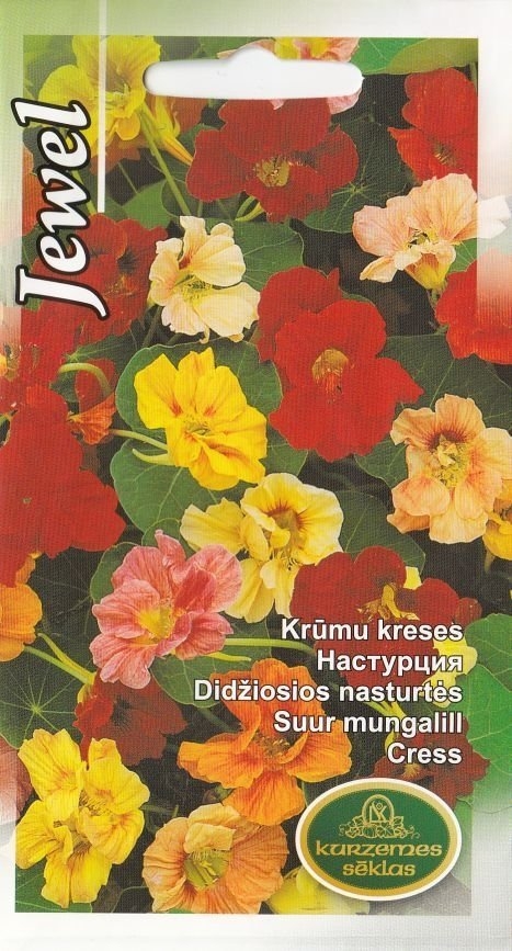 Kreses krūmu puspildītas Jewel jauktas sēklas 3gr Kurzemes sēklas ...